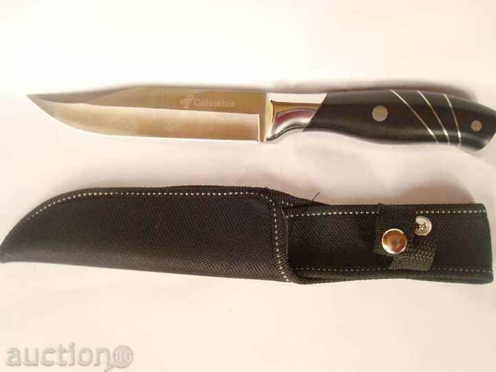 Knife, hunting, nickel-plated COLUMBIA gorgeous. | Knives | Hunting ...